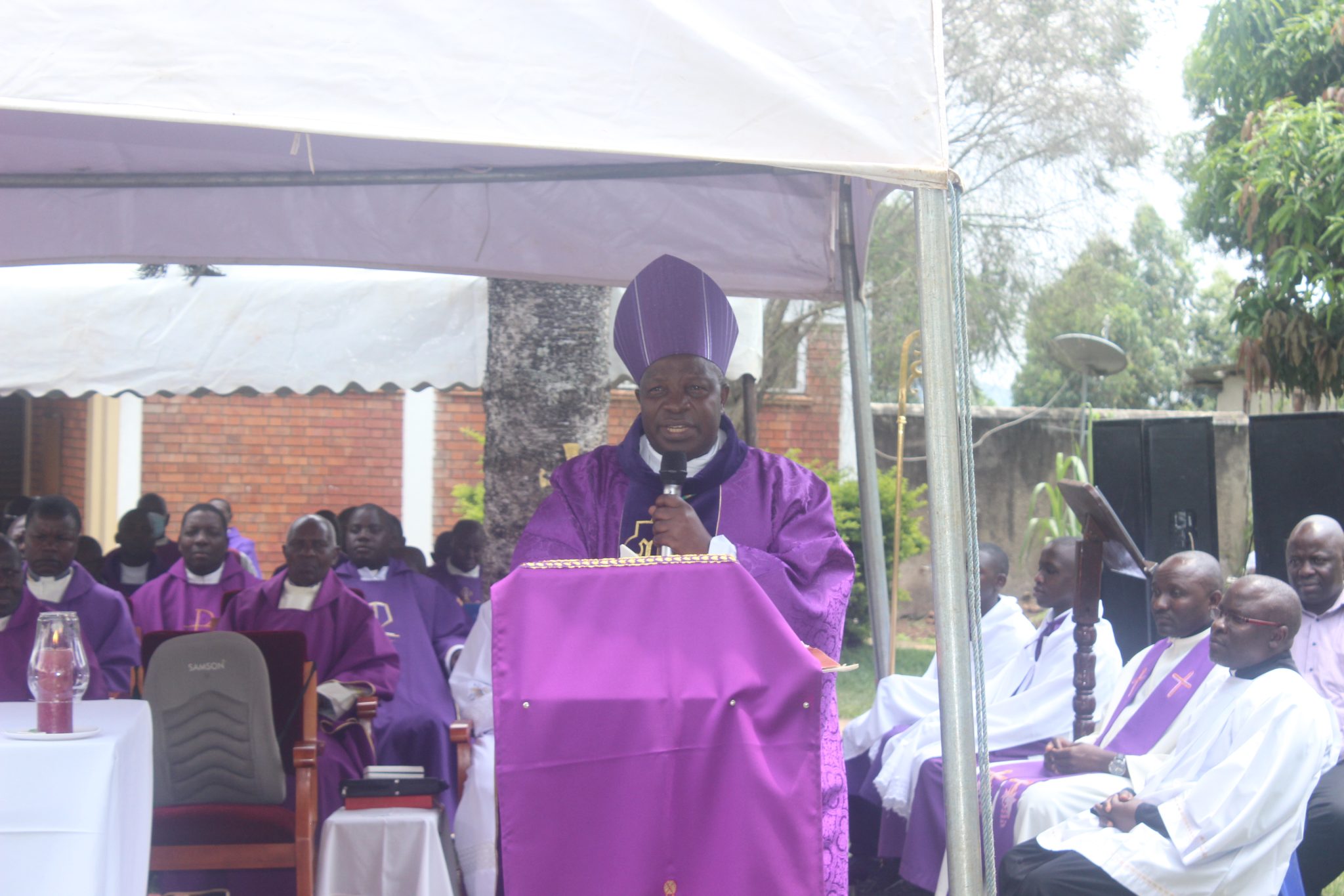Rev. Fr. Dr. Francis Xavier Mbaziira laid to rest - Masaka Diocese